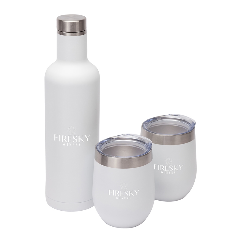 Wine Thermos & Tumbler Gift Set | e-CorporateGifts.com