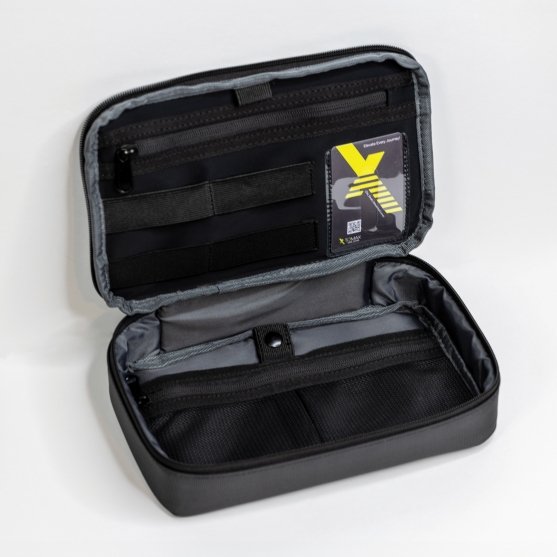 Power Bank, Charger, and Cables in Tech Organizer Case